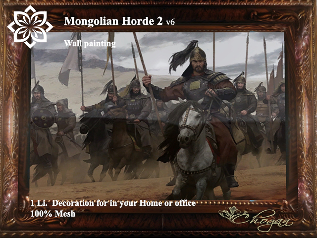Second Life Marketplace - Cho*= Mongolian Horde 2 m/T v6